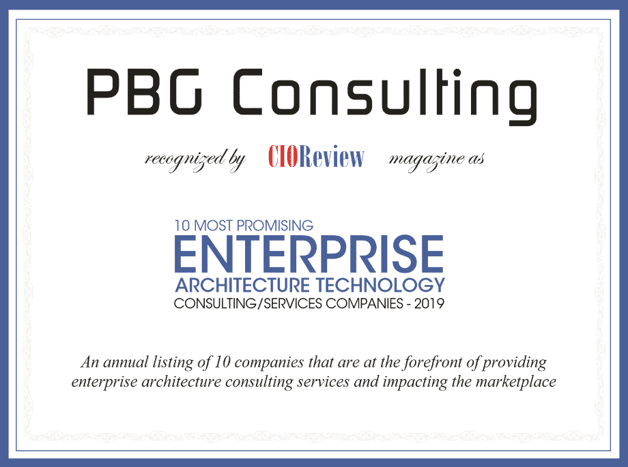 PBG Consulting Named a Top 10 Promising Enterprise Architecture ...